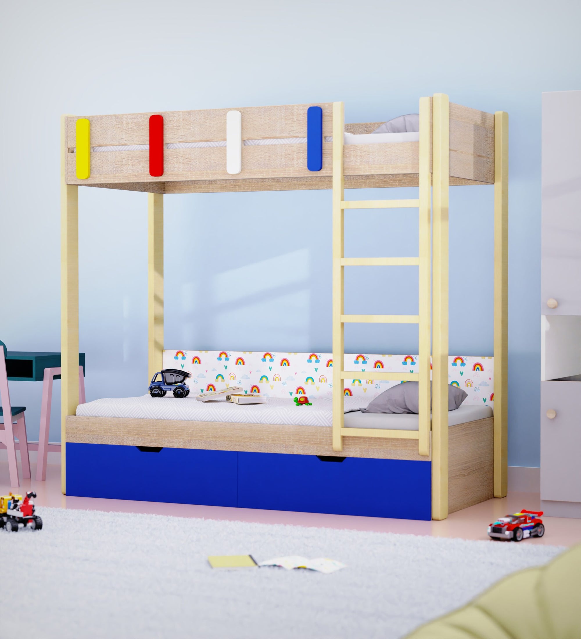 Pine Tree Single Size Bunk Bed – Boingg!